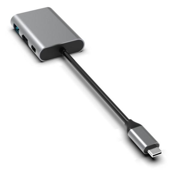 Quality 4 In 1 USB A Port Hub Adapter 4 Ports Docking Station Hub For Laptop Tablet for sale