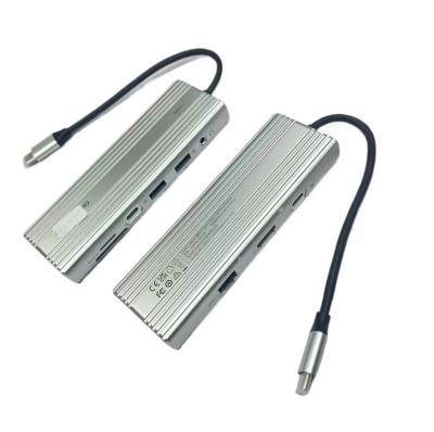 Cina 5 porte 5 in 1 USB C Hub Docking Station USB-C TO HDMI USB A 3.0 PD 100W in vendita