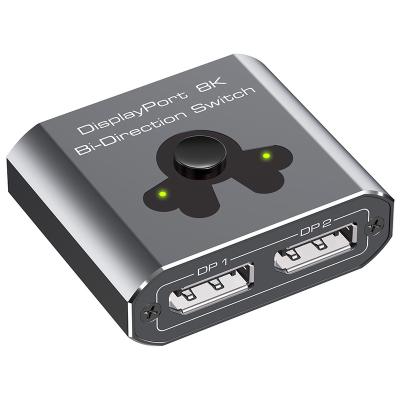 중국 8K60Hz 디스플레이 포트 스위처 간편한 조작 및 고성능 DP 1.4 스위칭 판매용