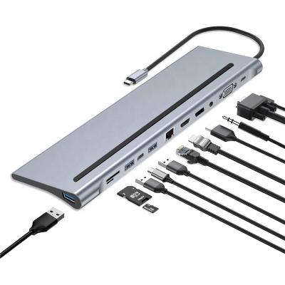 중국 USB C 인터페이스 다기능 C형 도크와 SD TF 어댑터 OEM/ODM 허용 판매용