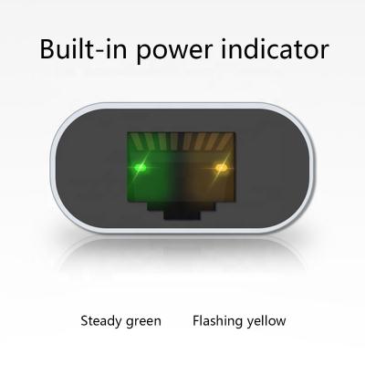 중국 USB C 여성으로 이더넷 포트 어댑터 10/100/1000 Mbps 속도 빠른 네트워크 연결 판매용