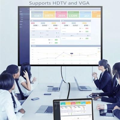 중국 7인1 USB C 타입 C 도킹 스테이션, HDTV HDMI VGA USB RJ45 및 빠른 데이터 전송 판매용