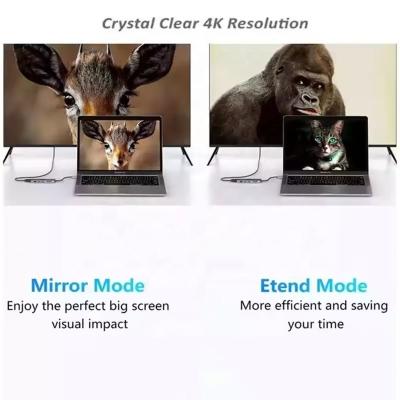 중국 7인1 USB C 타입 C 도킹 스테이션, HDTV HDMI VGA USB RJ45 및 빠른 데이터 전송 판매용
