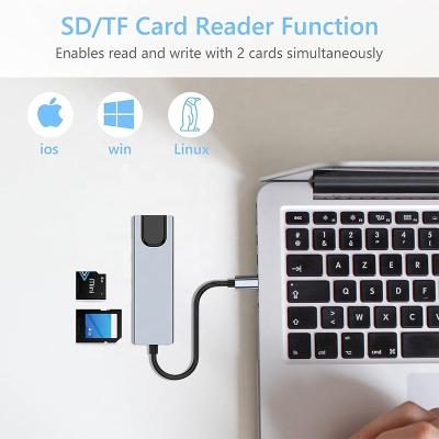 中国 グレーUSB C PDドッキングステーション ラップトップの充電機能 データ転送 ビデオ出力 販売のため