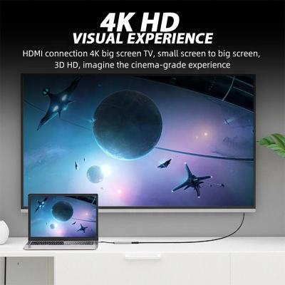 중국 4K HDMI USB3.0 TF SD 카드 리더와 87W PD 충전 판매용