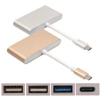 China USB 3.1 Interface 4-In-1 Type C Hub Multiple Adapter For Speed Data Transfer for sale