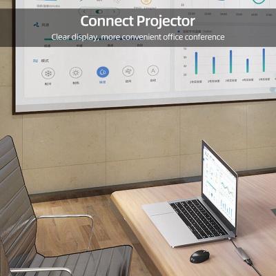 중국 맞춤형 6 인 1 USB C 타입 C 허브 4K HDMI 및 USB 3.0 Macbook OEM / ODM 판매용