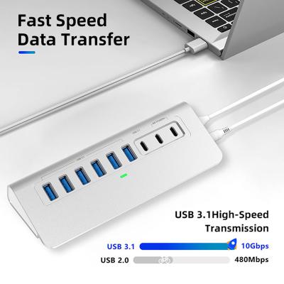 China White Usb C Docking Hub Station Dual Monitor For  Triple 4K 60hz Data Transfer Adapter for sale