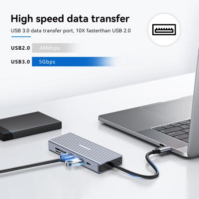 China Mac OS Compatible USB-C Adapter Converter with Custom Logo Printing Capability for sale