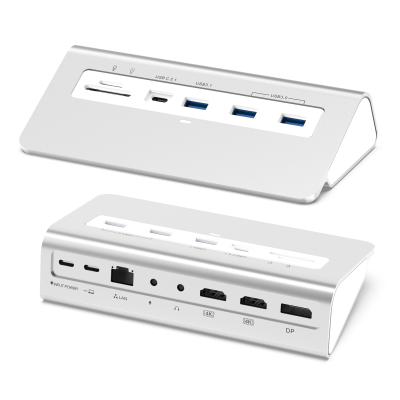 China Estação de acoplamento Subosen Manufacture 14 em 1 Tipo-c USB C 1G Ethernet 4K HDMI Desk à venda