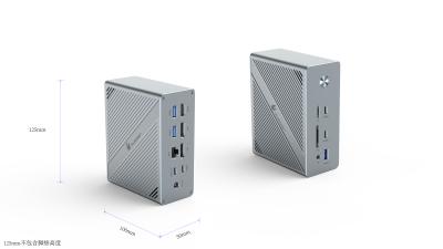 China Lightweight USB Type C Hub Supporting HDMI Ethernet USB 3.0 SD Card Reader Compatible with Windows Mac and Linux Devices for sale