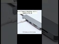 汎用的な8イン1USB型Cハブマルチポートアダプタ