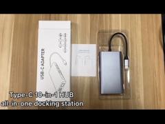 7 in 1 Type-C Hub 4K voor HDMI Multiport Dock Station