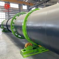 China 1-2 TPH Rotary Drum Dryer for Organic Fertilizer Processing with 150-250°C Temperature Range for sale