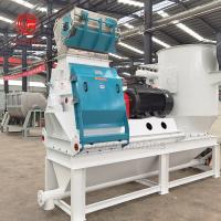 China Water Drop Feed Hammer Mill Poultry Feed Machine 2-15 t/h Capacity with 40% Higher Efficiency for sale
