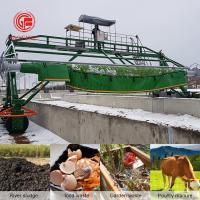 China Organic Fertilizer Compost Making Machine Nano Membrane Covering 20% Moisture for sale