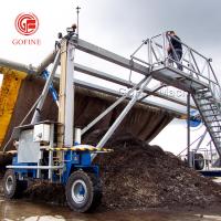 China Organic Fertilizer Compost Making Machine Nano Membrane Covering 20% Moisture for sale