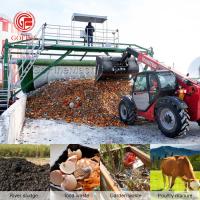 China Organic Fertilizer Compost Making Machine Nano Membrane Covering 20% Moisture for sale
