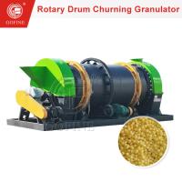 China Rotary Drum Churning Granulator 1-20 t/h Organic Compound Fertilizer Making Machine for sale