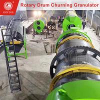China Rotary Drum Churning Granulator 1-20 t/h Organic Compound Fertilizer Making Machine for sale