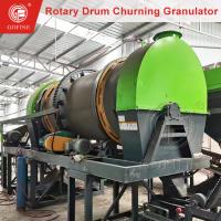 China Rotary Drum Churning Granulator 1-20 t/h Organic Compound Fertilizer Making Machine for sale