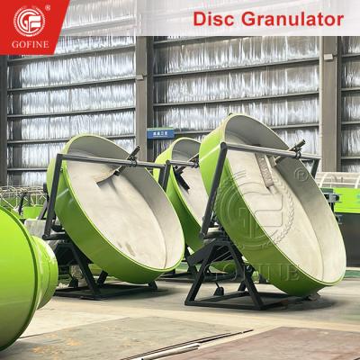 China 3-10mm Compound Organic Fertilizer Granules Disc Pan Fertilizer Granulating Machine for sale