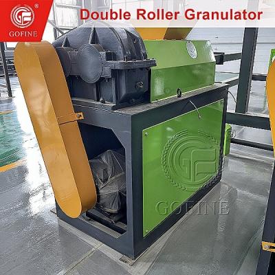 China 1-2T/H Producing Capacity Double Roller Fertilizer Granulator With 300x150mm Rollers for sale