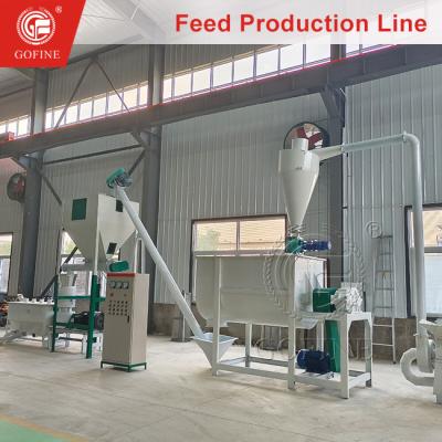 Chine Automated Feed Production Line With Fish Feed Manufacturing Machine à vendre