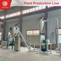 China 1 Ton/H Multi-Function Animal Feed Pellet Production Line 220V 380V 55kw for sale