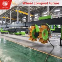 China Remote Controlled Automatic Fertilizer Compost Machine 10-30m Working Width 1.5-3m Turning Depth for sale