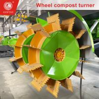 China Remote Controlled Automatic Fertilizer Compost Machine 10-30m Working Width 1.5-3m Turning Depth for sale