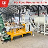 China Pet Food Processing Machine 100-5000kg/h High Efficiency Automatic Extruder Line for sale