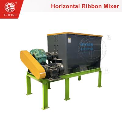 China Chemische grondstoffen poeder Kaliumchloride horizontale lintmixer for sale