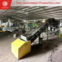 China 20,000 Tons Per Year Pan Disc Granulator Production Line with 93% Granulation Rate and Computer Control for sale