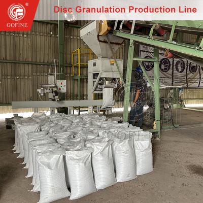 China 20,000 Tons / Year Pan Granulator Production Line High Efficiency Stable Operation for sale