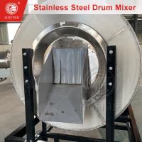 China Rotary Drum Mixing Machine CE Certified Stainless Steel 1 3 Volume Capacity for sale