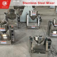 China Stainless Steel Lab Blending Equipment Double Cone Mixer 2-40L for sale
