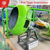 China Organic Fertilizer Processing Machine 4mm Ball Pellet Granulator 1-15t/h 55kw for sale