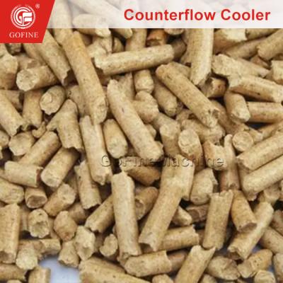 China Feed Mill Machine Vertical Pellet Cooler Counter Flow Cooling Tower for sale