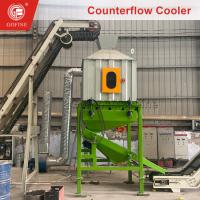 China Automatic Counterflow Pellet Cooling System 1000-5000kg/h Stainless Steel Cooler for sale