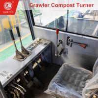 China Crawler Windrow Compost Turner 2.5-3m Width Organic Fertilizer Machine for sale