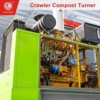 China Crawler Windrow Compost Turner 2.5-3m Width Organic Fertilizer Machine for sale