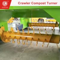 China Crawler Windrow Compost Turner 2.5-3m Width Organic Fertilizer Machine for sale