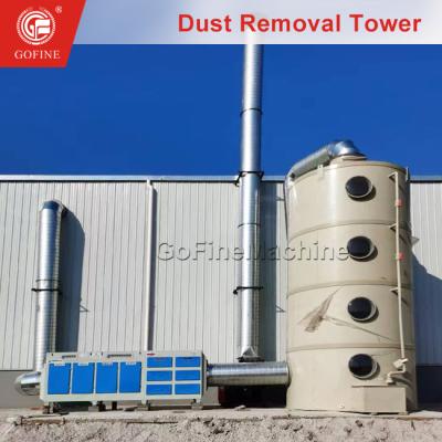 China Wet Scrubber Tower For Safe Removal Hazardous Particles for sale