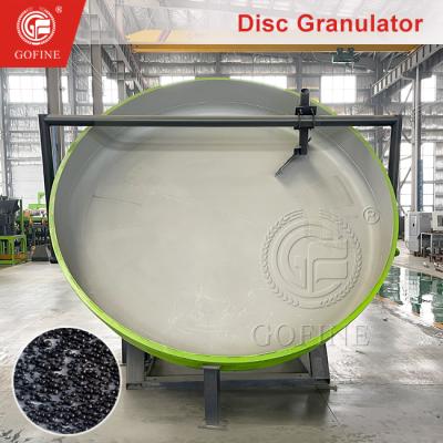 Cina Granulatore a disco di miscelazione umido per concimi organici di capacità 1-5 tonnellate/ora in vendita