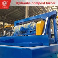 China Multi-Trough Compost Turner 3-5 TPH for Kitchen Waste Recycling Organic Fertilizer for sale