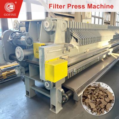 China Semi-Automatic Filter Press for Municipal Wastewater Sludge for sale