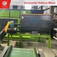 China Automatic NPK Fertilizer Mixing Machine 380V Horizontal Ribbon Blender 500L-10000L for sale