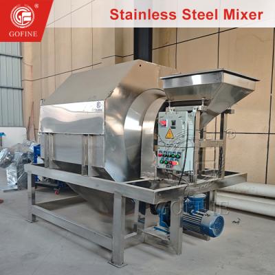 China Stainless Steel Bb Fertilizer Mixer Closed Paddle Blending Machine for sale