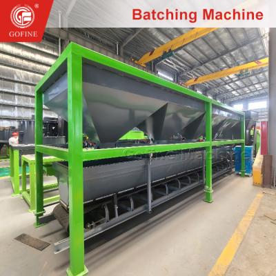 China Automatic Batching and Weighing System Nutrient Soil Production Line for sale